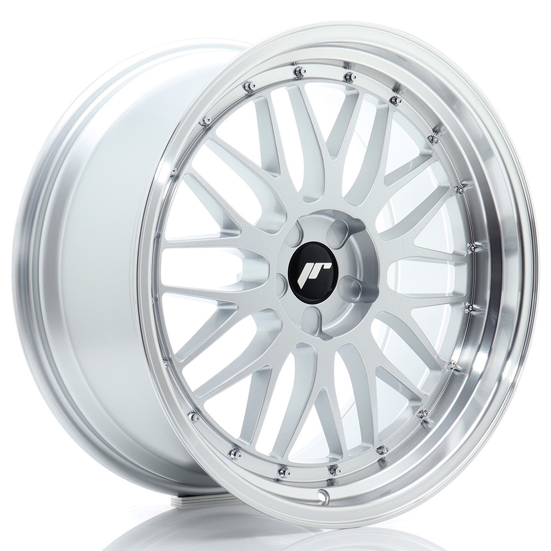 JR Wheels JR23 20x10 ET20-40 5H BLANK Hyper Silver w/Machined Lip ...
